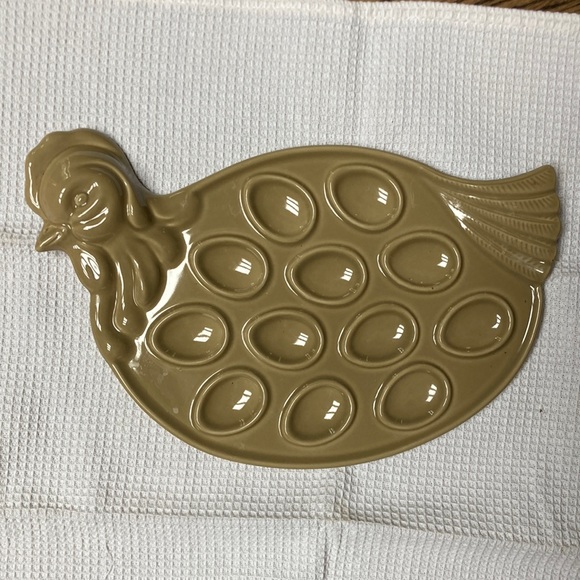 Revol france | Dining | French Country Ceramic Chicken Deviled Eggs ...